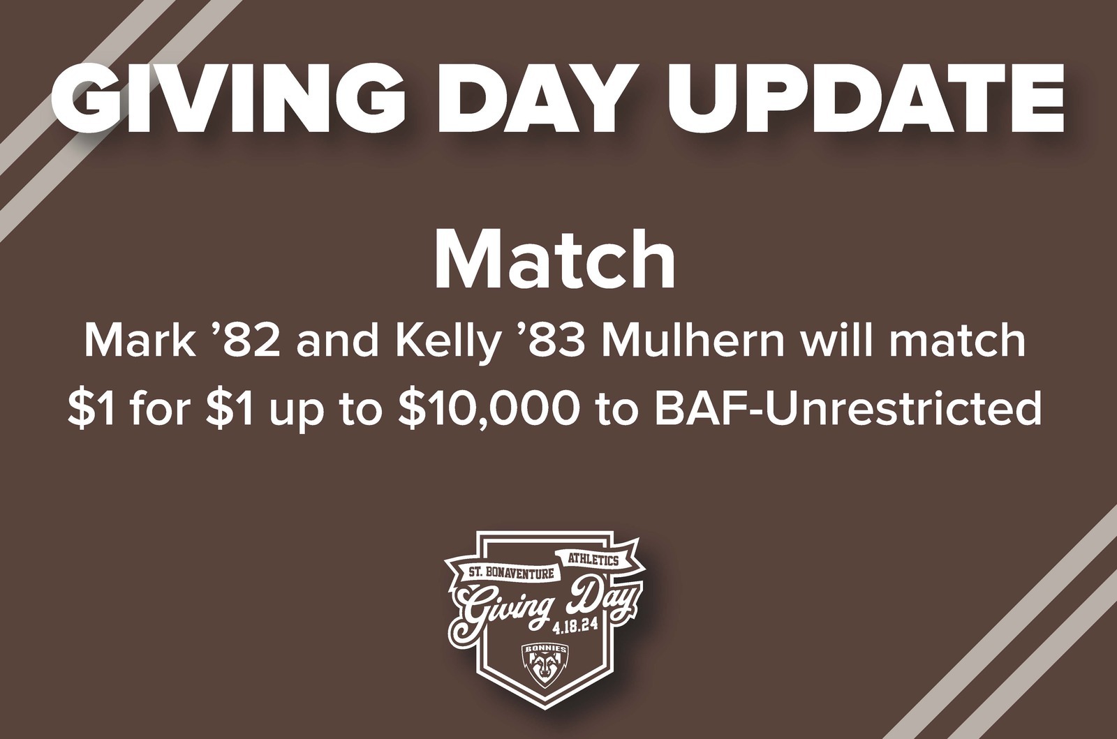 Bonnies Athletic Fund - Unrestricted · GiveCampus