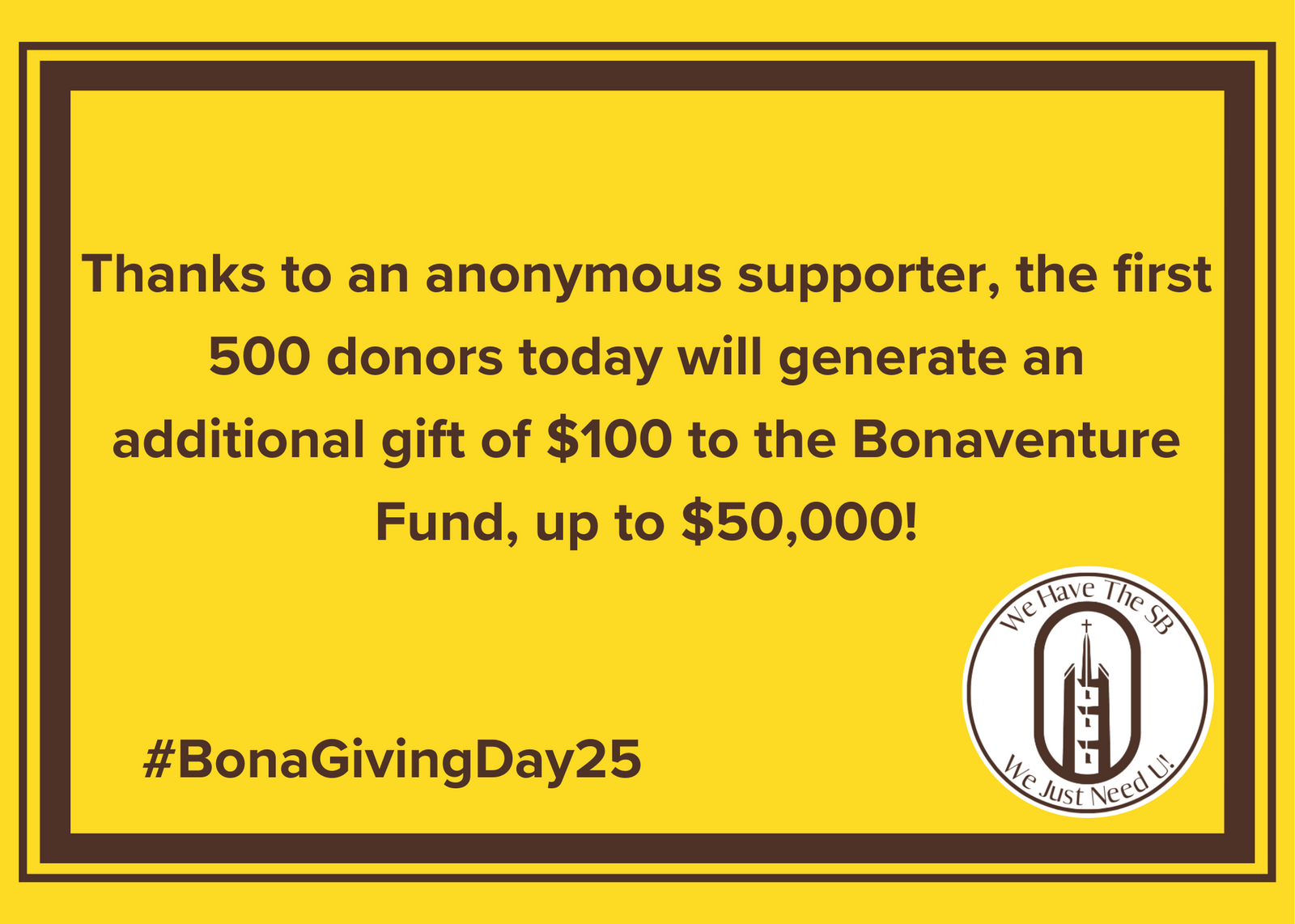 #BonaGivingDay2025 · GiveCampus