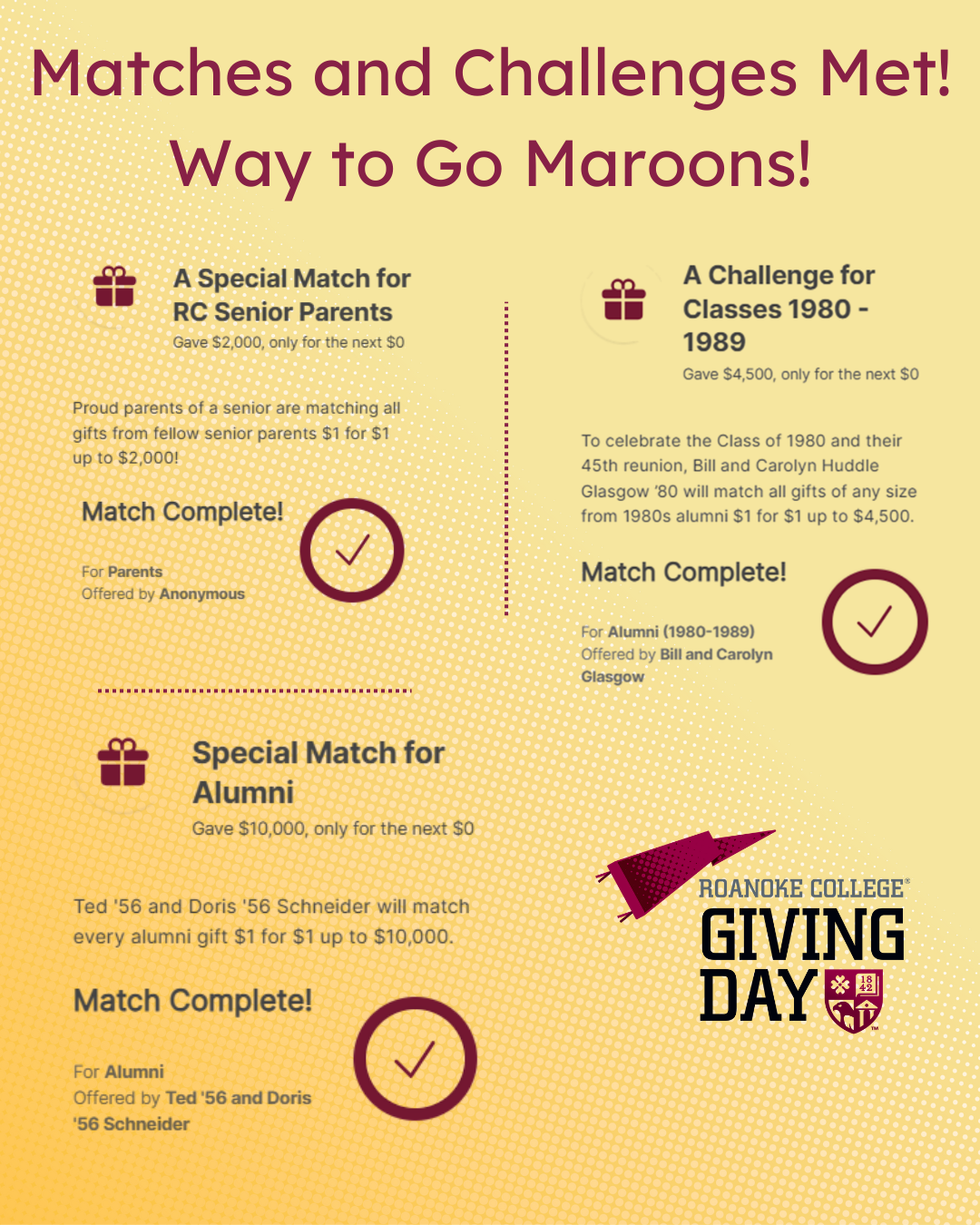 Roanoke College Giving Day 2025 · GiveCampus