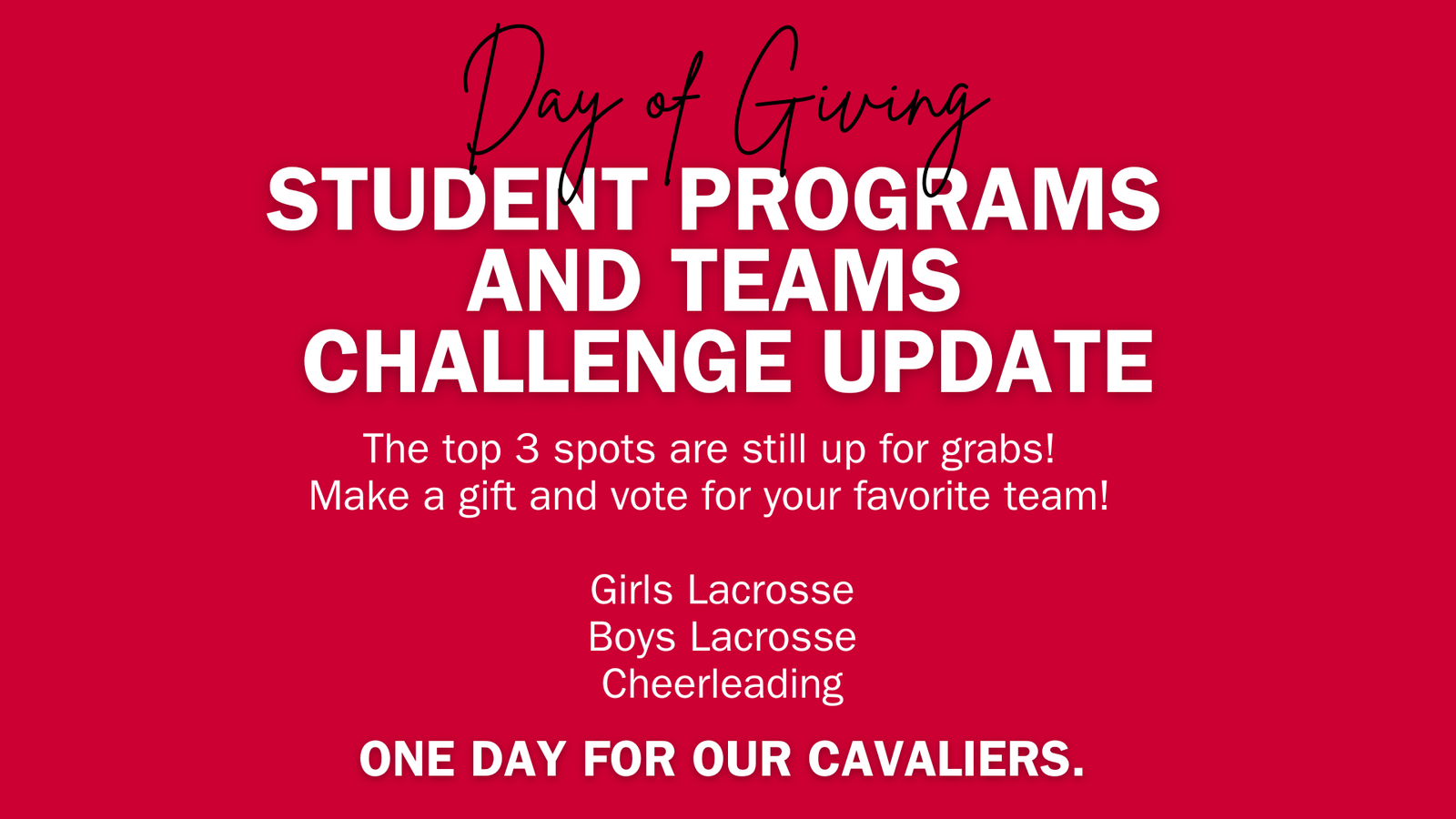 Spalding's Day of Giving 2025 · GiveCampus