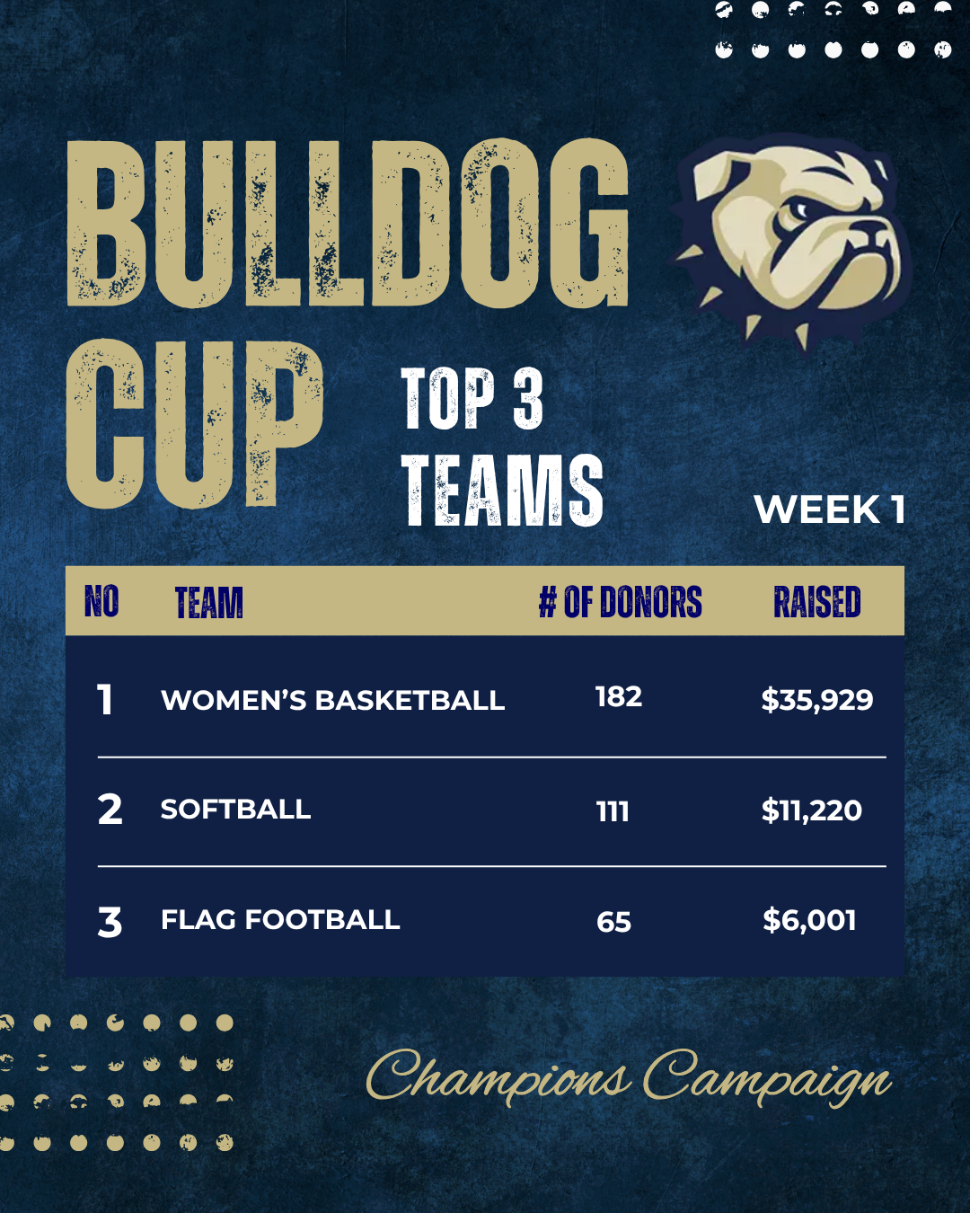 Wingate Athletics Champions Campaign 2025 · GiveCampus