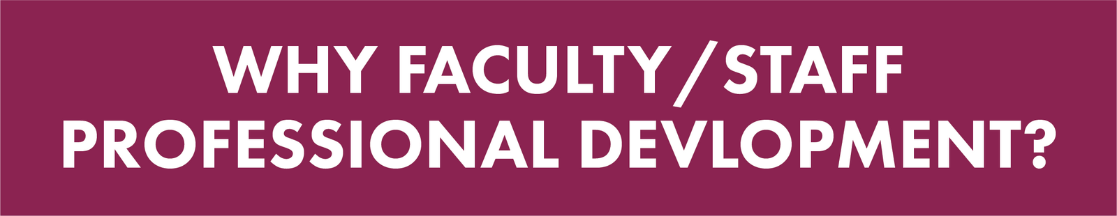 Faculty/Staff Professional Development · GiveCampus