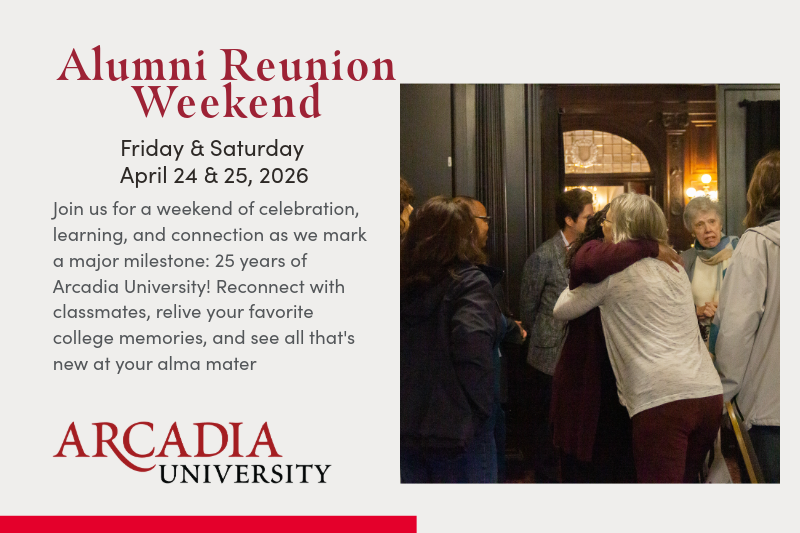 Arcadia University: 2026 Arcadia Alumni Reunion Weekend · GiveCampus