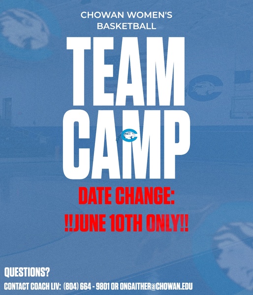 Chowan University: CU Women's Basketball Team Camp · GiveCampus
