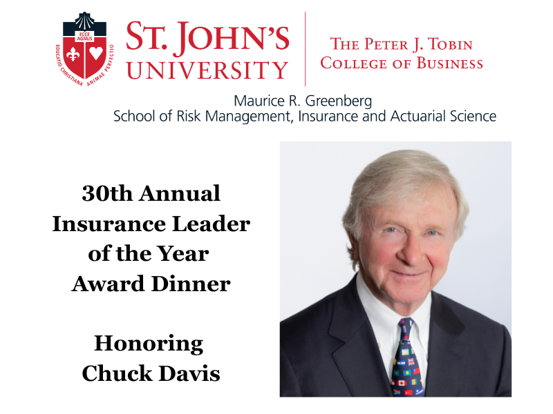 St. John's University: 30th Annual Insurance Leader of the Year Award ...