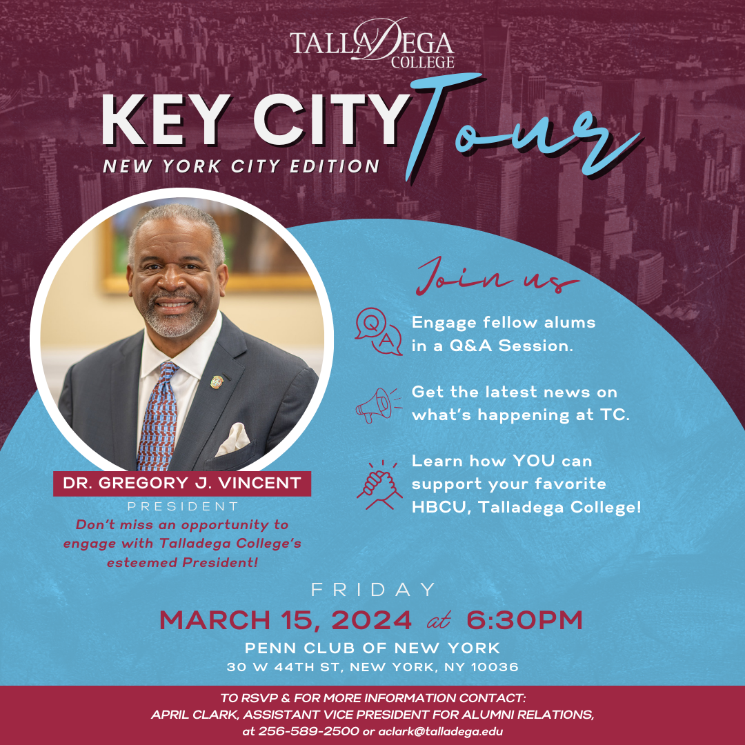 Talladega College: Key City Tour- New York · GiveCampus