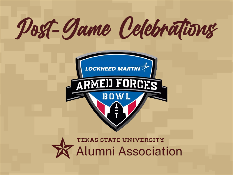 Texas State University: Armed Forces Bowl: Post Game Celebrations ...