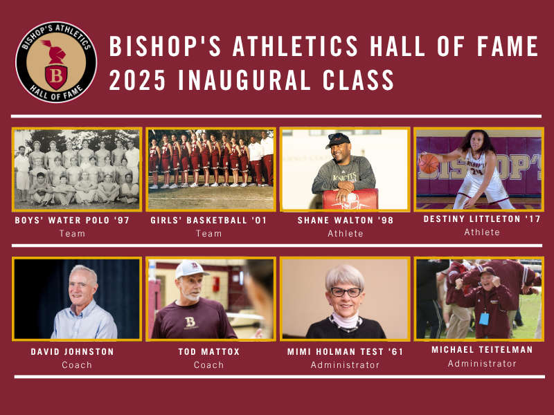 The Bishop's School: 2025 Inaugural Athletics Hall of Fame · GiveCampus