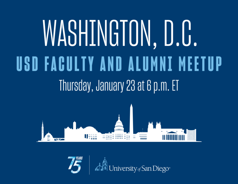 University of San Diego: USD Alumni and Faculty Meetup in DC · GiveCampus
