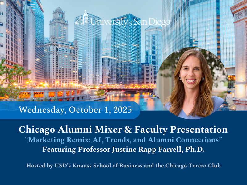 University of San Diego: Chicago Alumni Mixer and Faculty Presentation ...